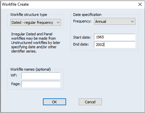 Cours 1 : Eviews - LASStatistique